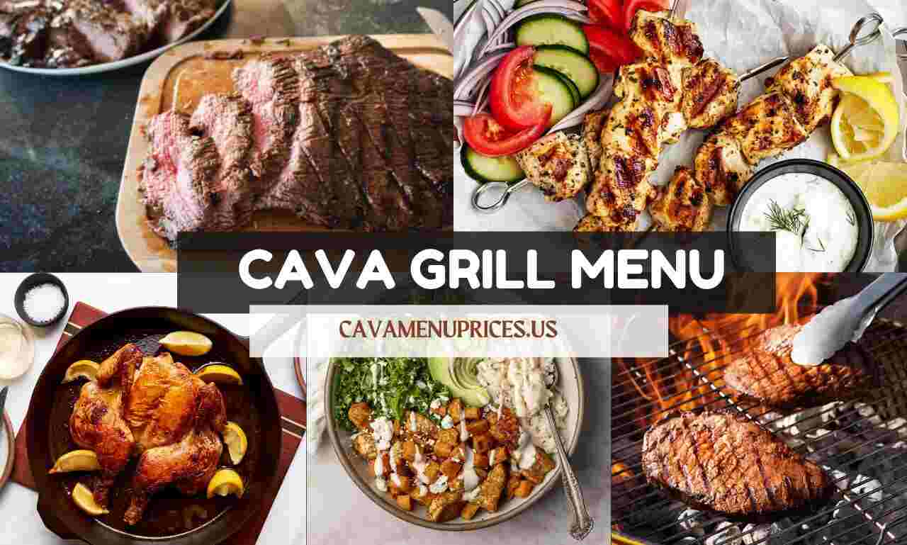 Cava Grill Menu 2024 - Full Menu with Prices & Customization